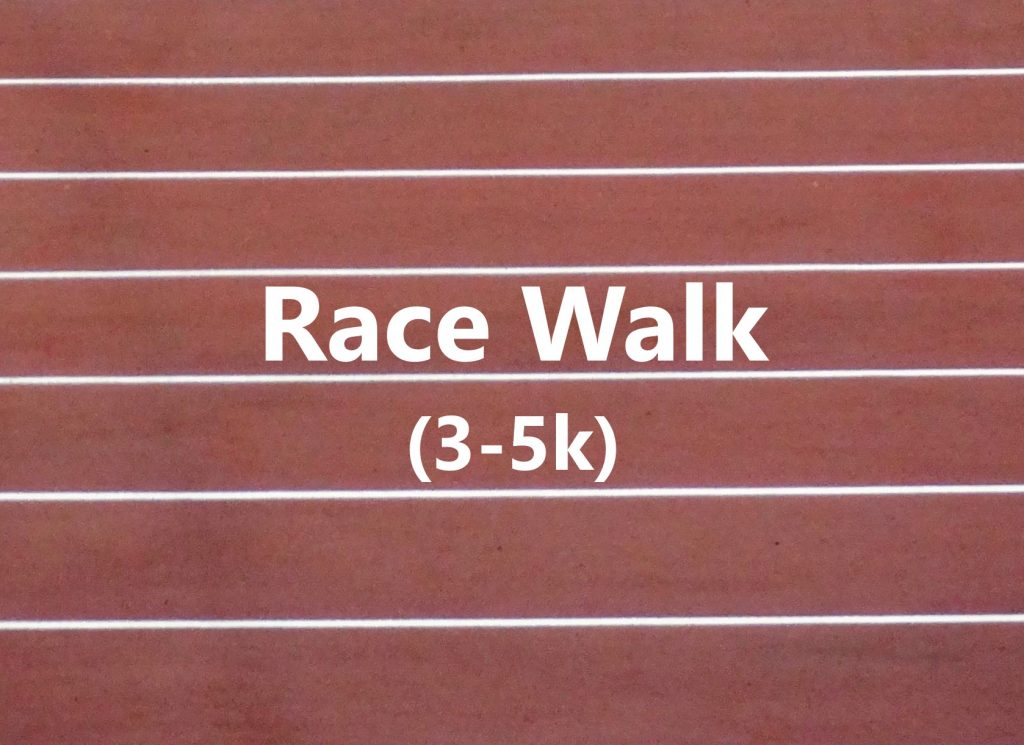 3-5k Race Walk - Track Analysis